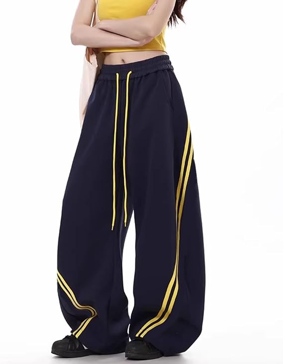 Barrel Sweatpants for Women Baggy Casual Joggers Wide Leg Sweat Pants ...